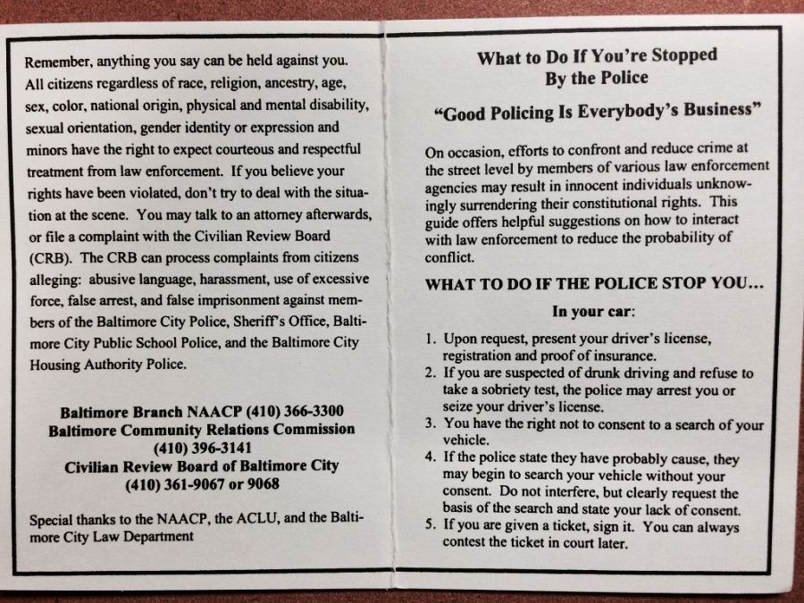 What To Do If You’re Stopped By The Police | WOLB Talk 1010